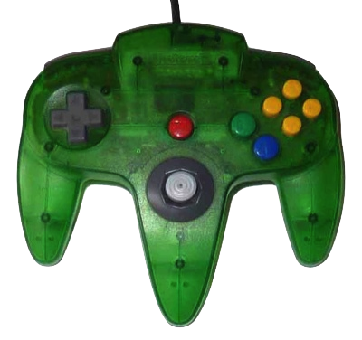 Nintendo 64 Handkontroll Grön/Jungle Green Transparent beg